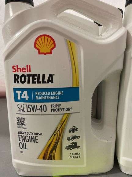 (6) JUGS OF SHELL HEAVY DUTY DIESEL ENGINE OIL - Earl's Auction Company