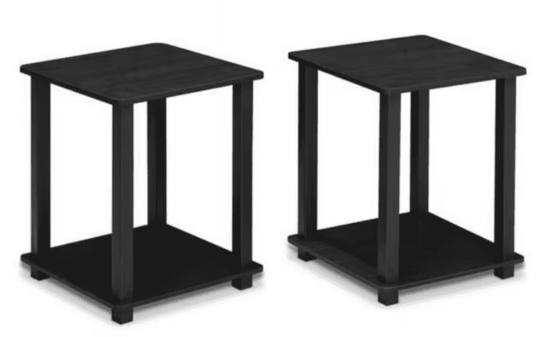 (2) FURINNO END TABLES IN BOX - BLACK - Earl's Auction Company