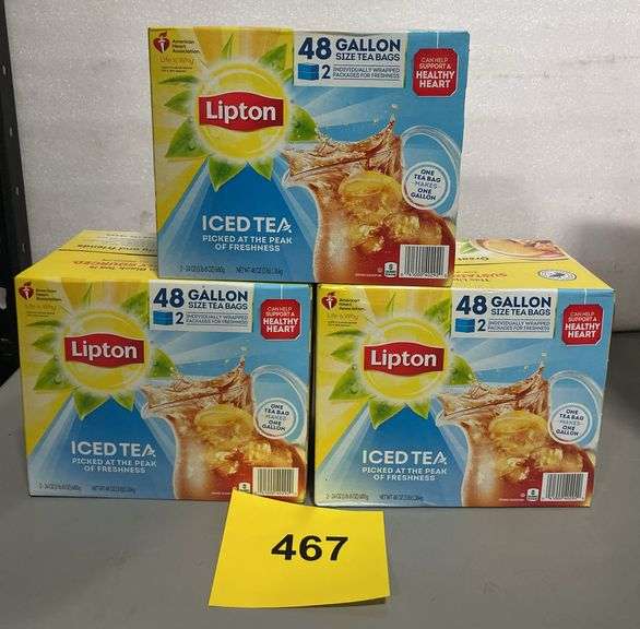 (3) BOXES OF LIPTON ICED TEA - Earl's Auction Company