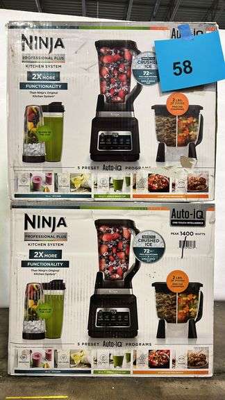 AS IS - (2) NINJA PROFESSIONAL PLUS KITCHEN SYSTEMS IN BOXES - Earl's ...
