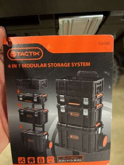 TACTIX MOBILE TOOL STORAGE SET - Earl's Auction Company