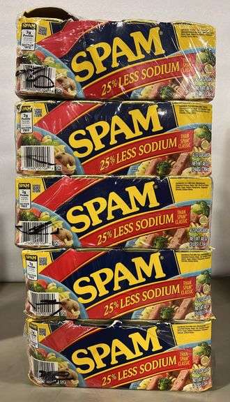 (5) PACKS OF SPAM - Earl's Auction Company