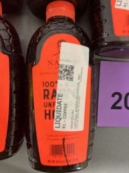 (5) BOTTLES OF NATES RAW HONEY - Earl's Auction Company