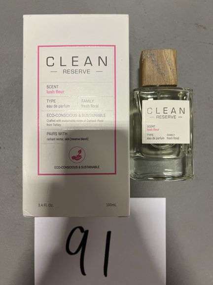 CLEAN RESERVE LUSH FLEUR 100ML PERFUME W/ BOX - Earl's Auction Company