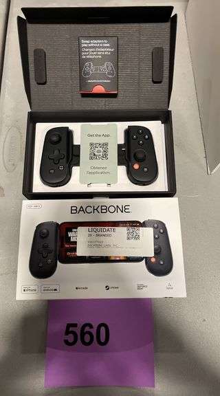 PLAYSTATION BACKBONE CONTROLLER IN BOX - Earl's Auction Company