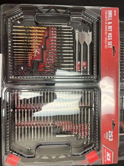 (2) ACE 253PC DRILL & BIT HSS SETS - Earl's Auction Company