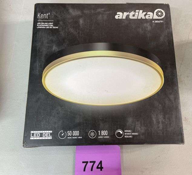 ARTIKA KENT LED CEILING LIGHT IN BOX - Earl's Auction Company