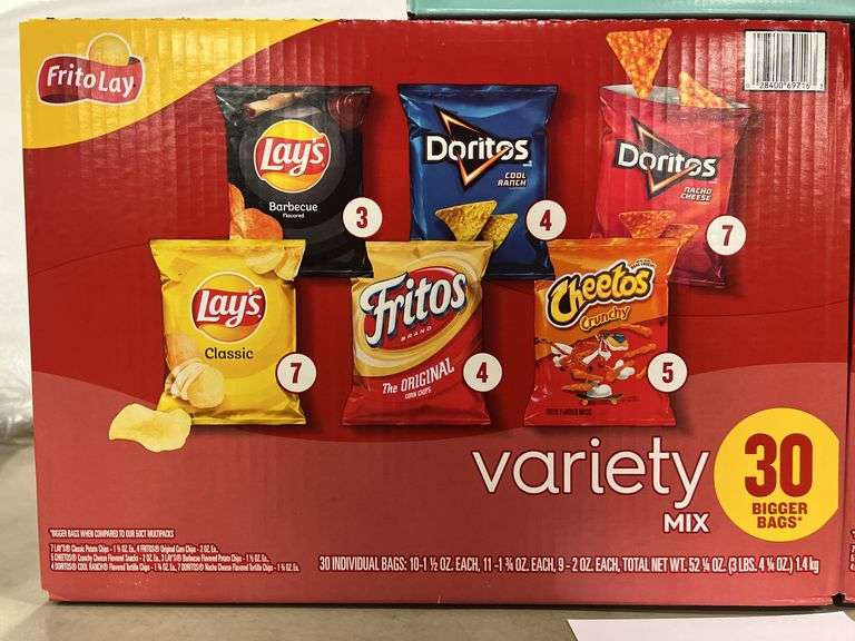 (3) BOXES OF FRITO LAYS CHIPS - Earl's Auction Company