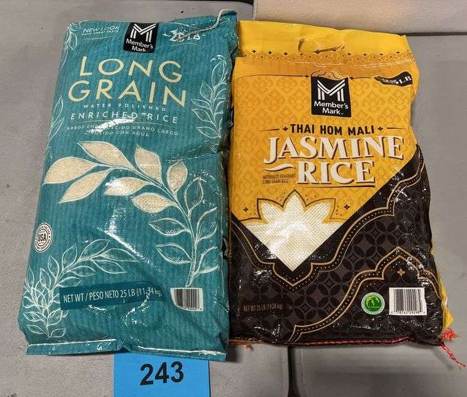 (2) BAGS OF RICE - Earl's Auction Company