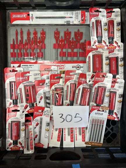 MISC LOT OF DIABLO TOOL ITEMS - Earl's Auction Company