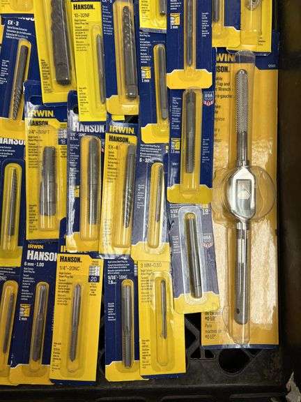 MISC LOT OF IRWIN HANSON PLUG TAPS/ SCREW EXTRACTORS - Earl's Auction ...
