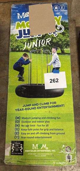 M&M MONKEY JUMP JUNIOR IN BOX - Earl's Auction Company