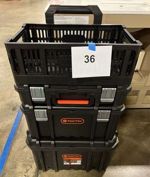 TACTIX MODULAR MOBILE STORAGE SYSTEM - Earl's Auction Company
