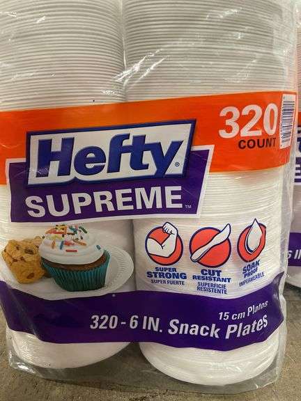 (5) PACKS OF HEFTY FOAM PLATES - Earl's Auction Company