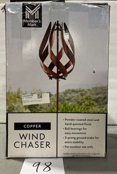 COPPER WIND CHASER IN BOX - Earl's Auction Company