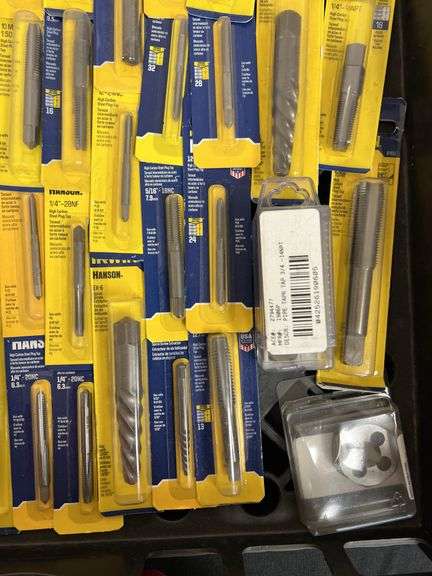 MISC LOT OF IRWIN HANSON PLUG TAPS/ SCREW EXTRACTORS - Earl's Auction ...