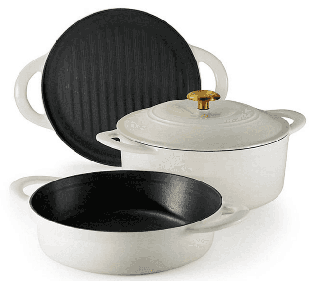 TRAMONTINA 4PC STACKABLE COOKWARE SET IN BOX - LATTE - Earl's Auction ...