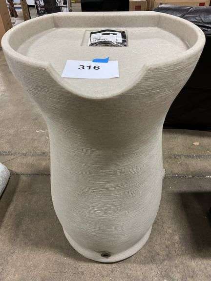 TAN RAIN BARREL - Earl's Auction Company