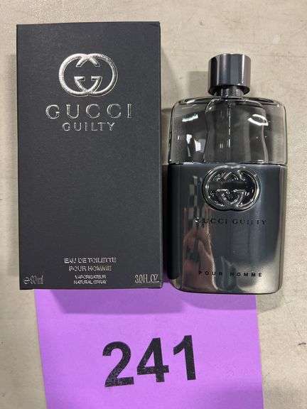 GUCCI GUILTY 90ML COLOGNE W/ BOX - Earl's Auction Company
