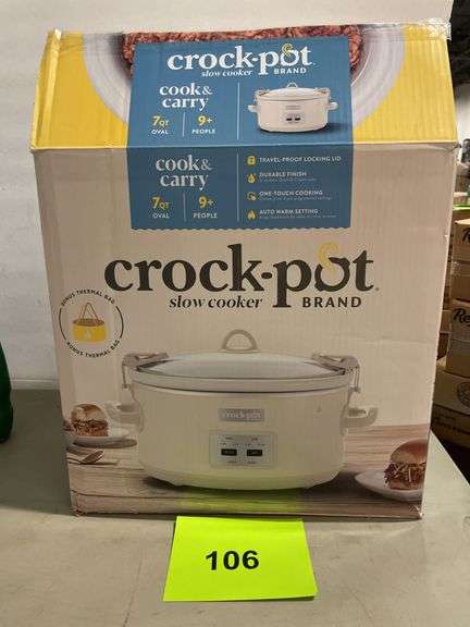 CROCKPOT SLOW COOKER IN BOX - Earl's Auction Company
