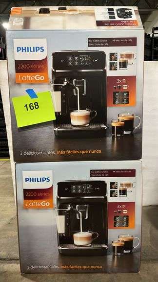 AS IS - (2) PHILLIPS 220 SERIES LATTEGO MACHINES IN BOXES - Earl's ...