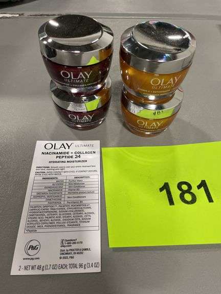(4) JARS OF OLAY MOISTURIZIER - Earl's Auction Company