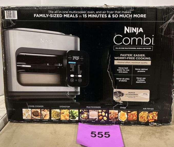 NINJA COMBI ALL IN ONE MULTICOOKER IN BOX - Earl's Auction Company