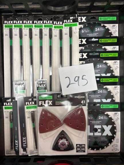 MISC LOT OF FLEX TOOL ITEMS - Earl's Auction Company