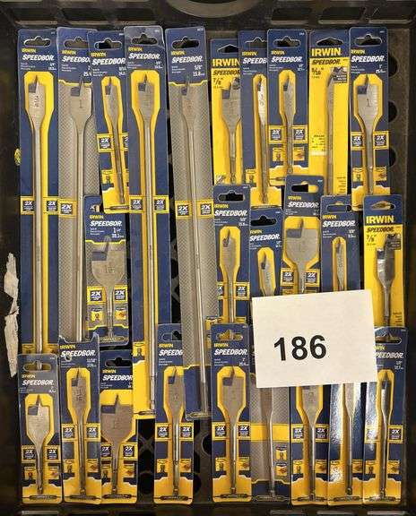 MISC LOT OF IRWIN SPEEDBOR SPADE BITS - Earl's Auction Company