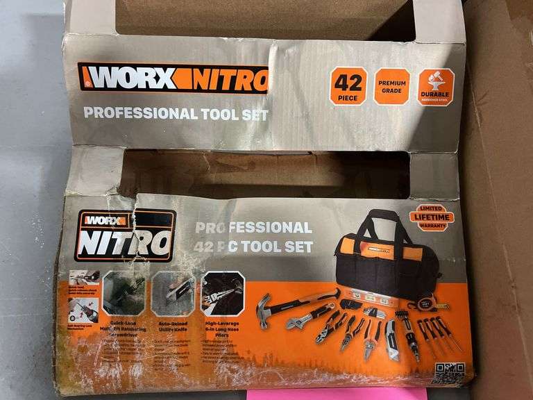 WORX NITRO PROFESSIONAL TOOL SET - Earl's Auction Company