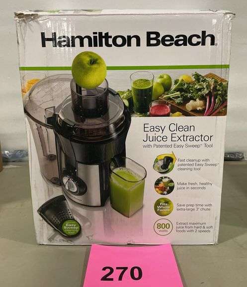 HAMILTON BEACH JUICE EXTRACTOR IN BOX - Earl's Auction Company