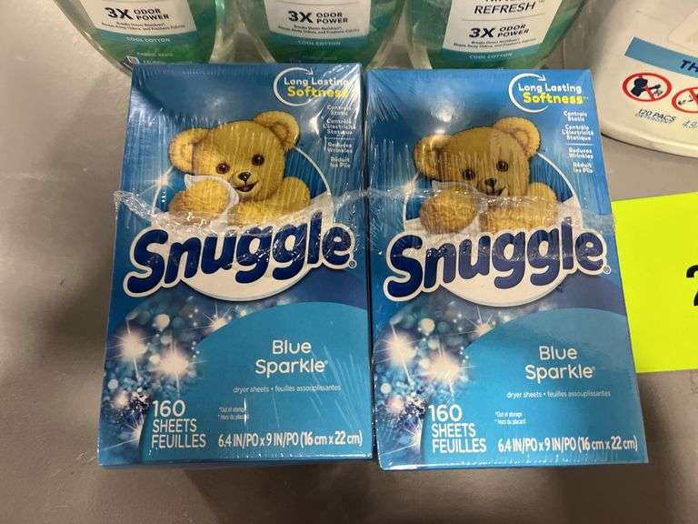 3PC LAUNDRY LOT - DOWNY, ALL & SNUGGLE - Earl's Auction Company