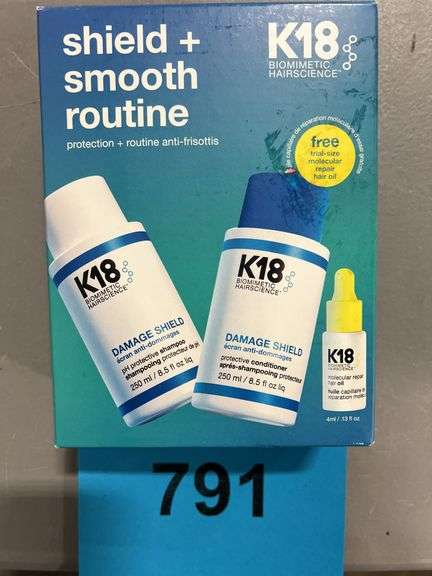 K18 SHIELD & SMOOTH ROUTINE IN BOX - Earl's Auction Company