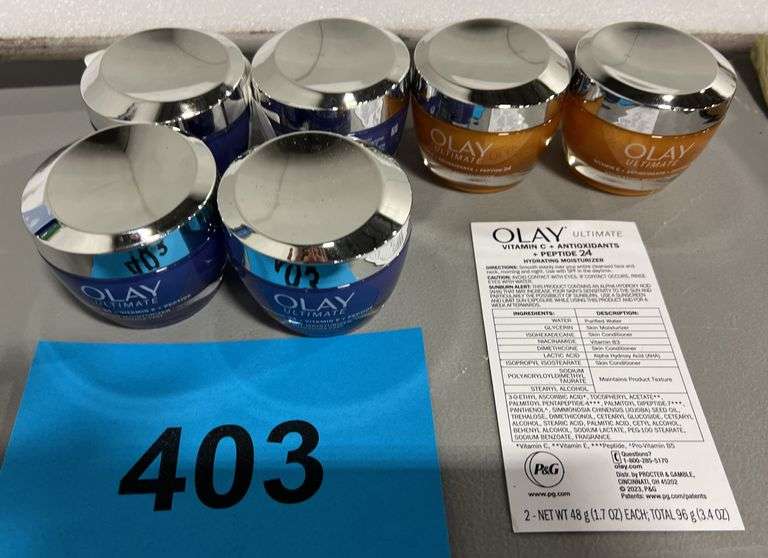(6) JARS OF OLAY MOISTURIZER - Earl's Auction Company
