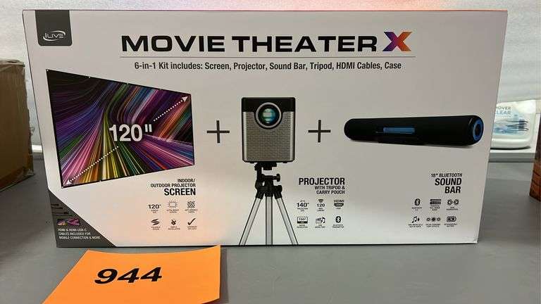 ILIVE MOVIE THEATER X KIT IN BOX - Earl's Auction Company