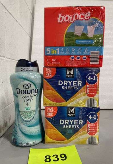 3PC LAUNDRY LOT - SCENT BEADS & DRYER SHEETS - Earl's Auction Company