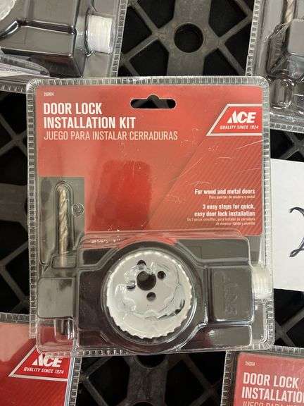 (5) ACE DOOR LOCK INSTALLATION KITS - Earl's Auction Company