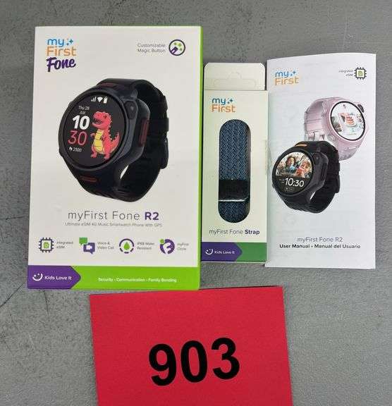 KIDS MY FIRST FONE R2 WATCH & STRAP IN BOXES - Earl's Auction Company