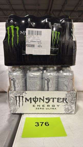 (2) PACKS OF MONSTER ENERGY DRINKS - Earl's Auction Company