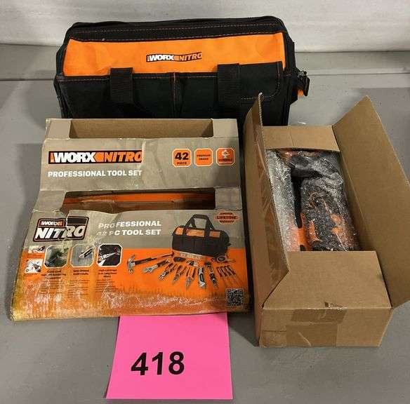 WORX NITRO PROFESSIONAL TOOL SET - Earl's Auction Company