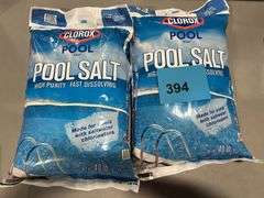 (2) BAGS OF CLOROX POOL SALT - Earl's Auction Company