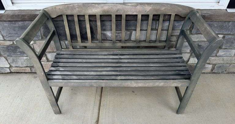 ALL WEATHER WOOD BENCH - Earl's Auction Company