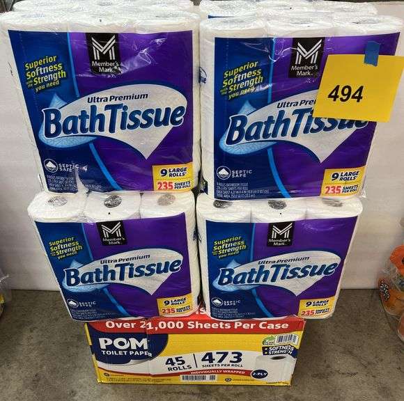 (11) PACKS OF TOILET PAPER - Earl's Auction Company