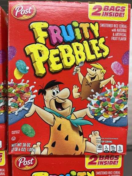 (4) BOXES OF FRUITY PEBBLES - Earl's Auction Company