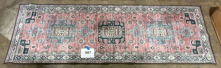 EVERWASH 30"x 84" WASHABLE RUNNER RUG - Earl's Auction Company