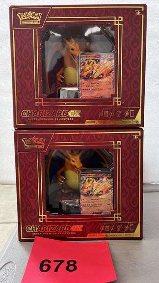 (2) POKEMON CHARIZARD EX SUPER PREMIUM COLLECTIONS IN BOXES - Earl's ...