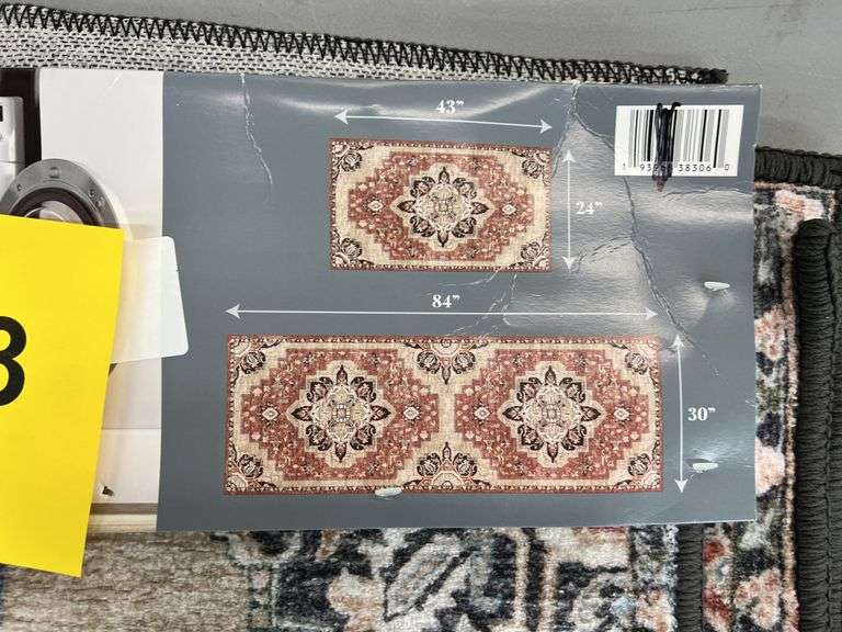 EVERWASH WASHABLE ACCENT & RUNNER RUGS - Earl's Auction Company