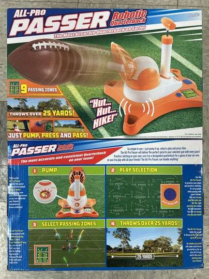 (2) ALL PRO PASSER ROBOTIC QUARTERBACKS IN BOXES - Earl's Auction Company