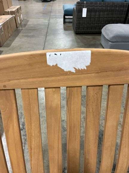 (2) TEAK ROCKING CHAIRS - Earl's Auction Company