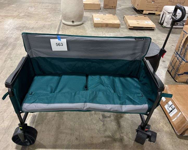 BENCH WAGON - GREEN - Earl's Auction Company